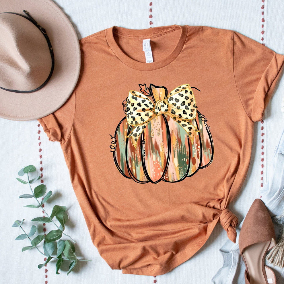 Brush Stroke Pumpkin – Sunfire Tees