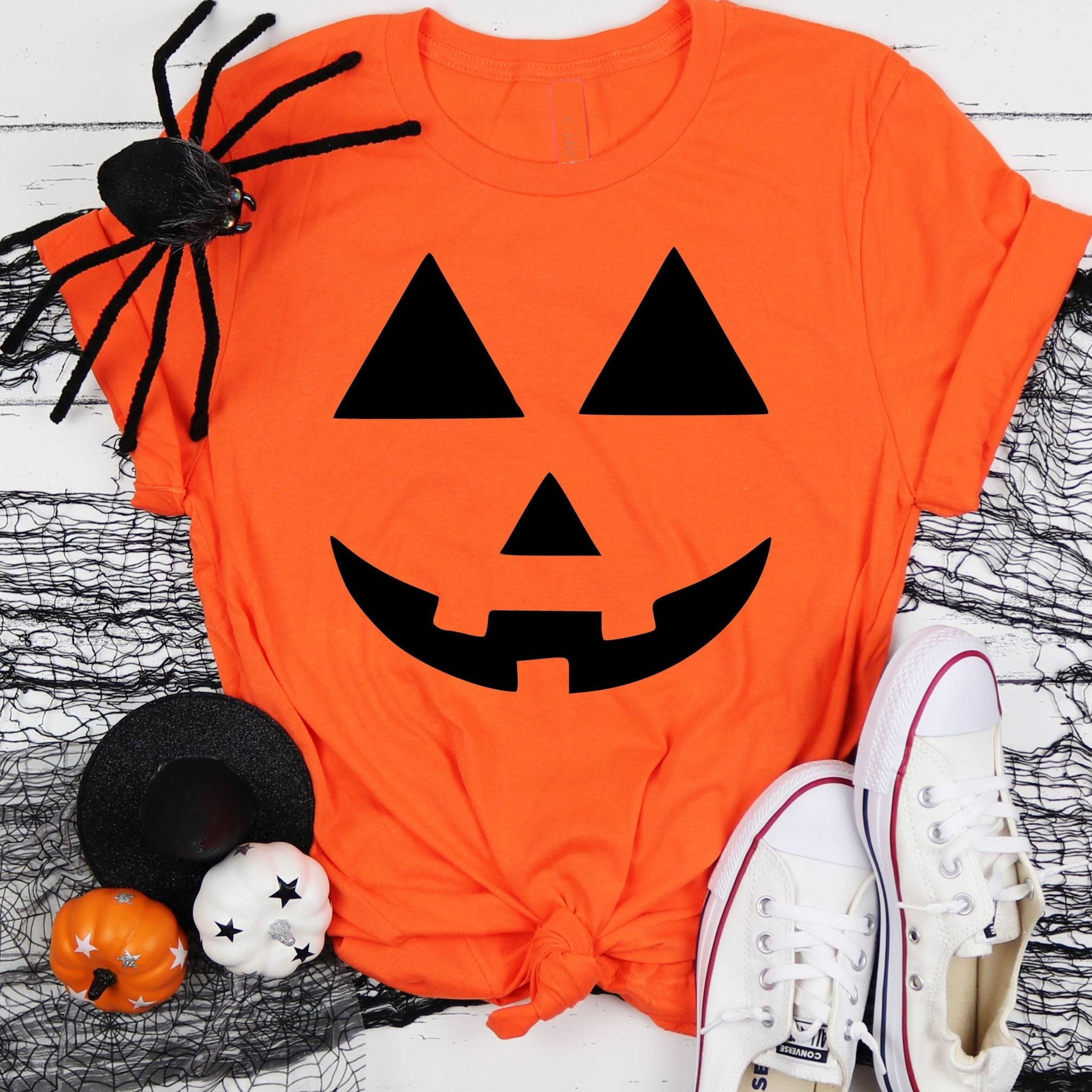 Jack-O-Lantern Face - orange – Sunfire Tees