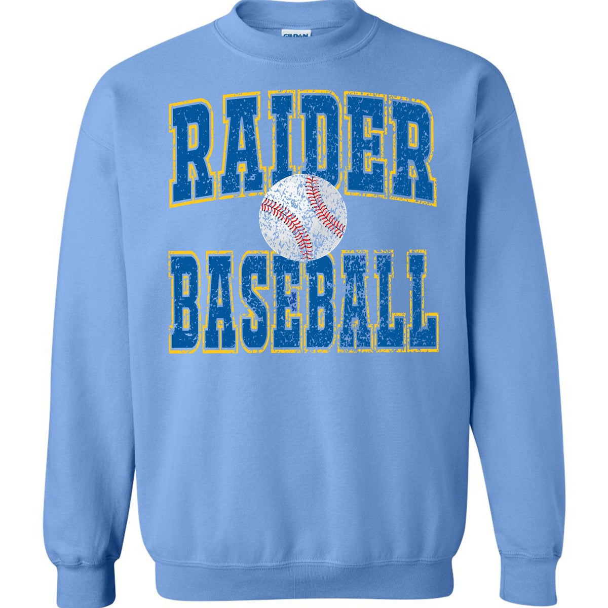Raider Baseball - carolina blue – Sunfire Tees