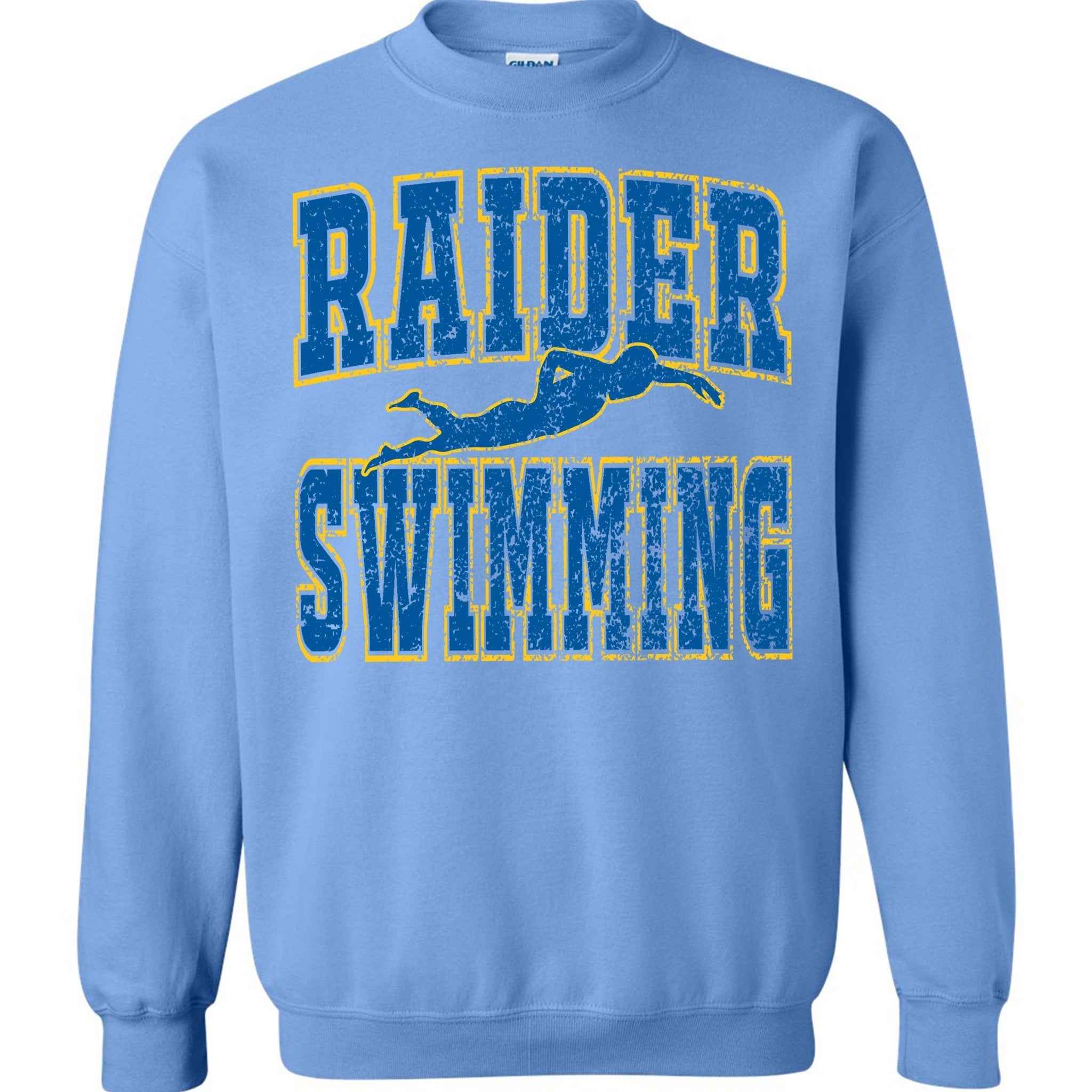 Raider Swimming - carolina blue – Sunfire Tees