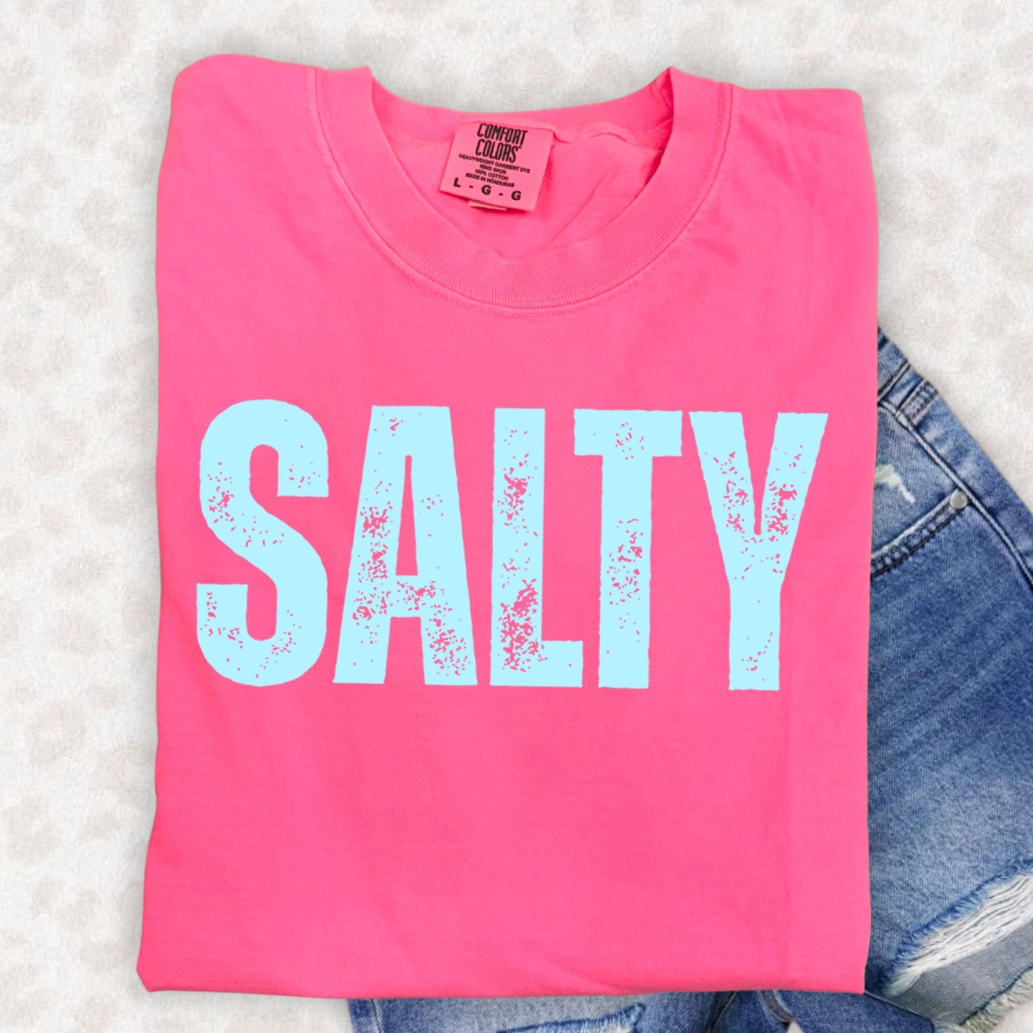 Salty - CC Neon Pink – Sunfire Tees